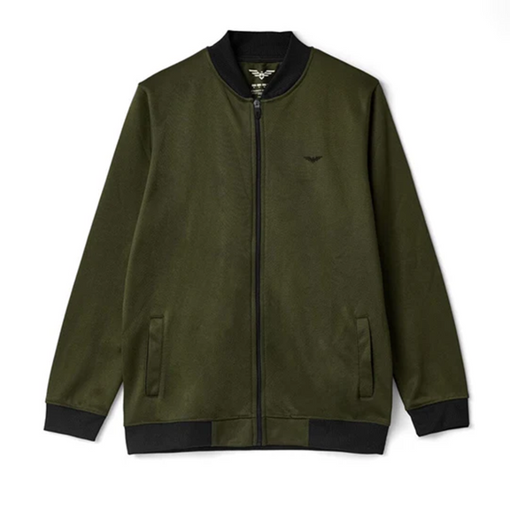 Eternity Premium Men's Embroidered Bomber Jacket Dark Olive – Eternity Men